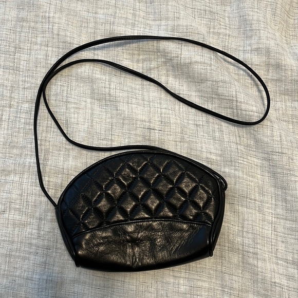 Vintage | Bags | Vintage Jay Herbert New York Black Quilted Leather ...